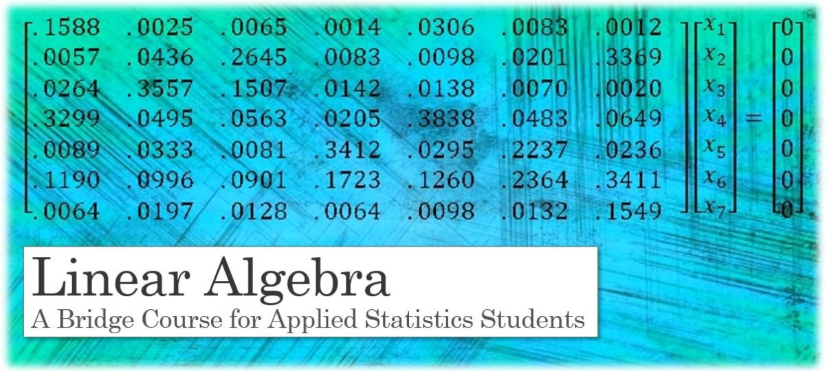 Linear Algebra: An Online 10-Week Bridge Course | MTU