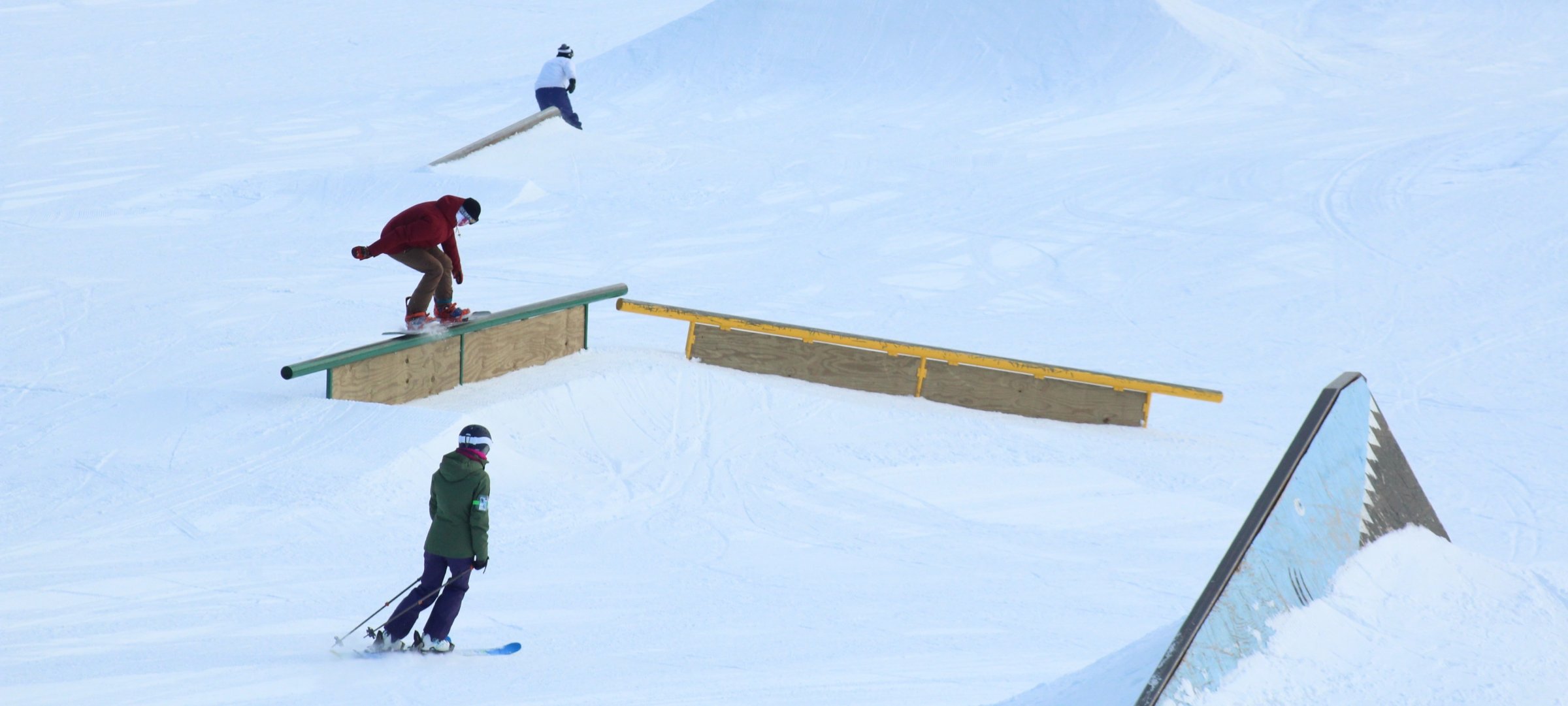 Terrain Park Features | Mont Ripley Ski Area | Michigan Tech
