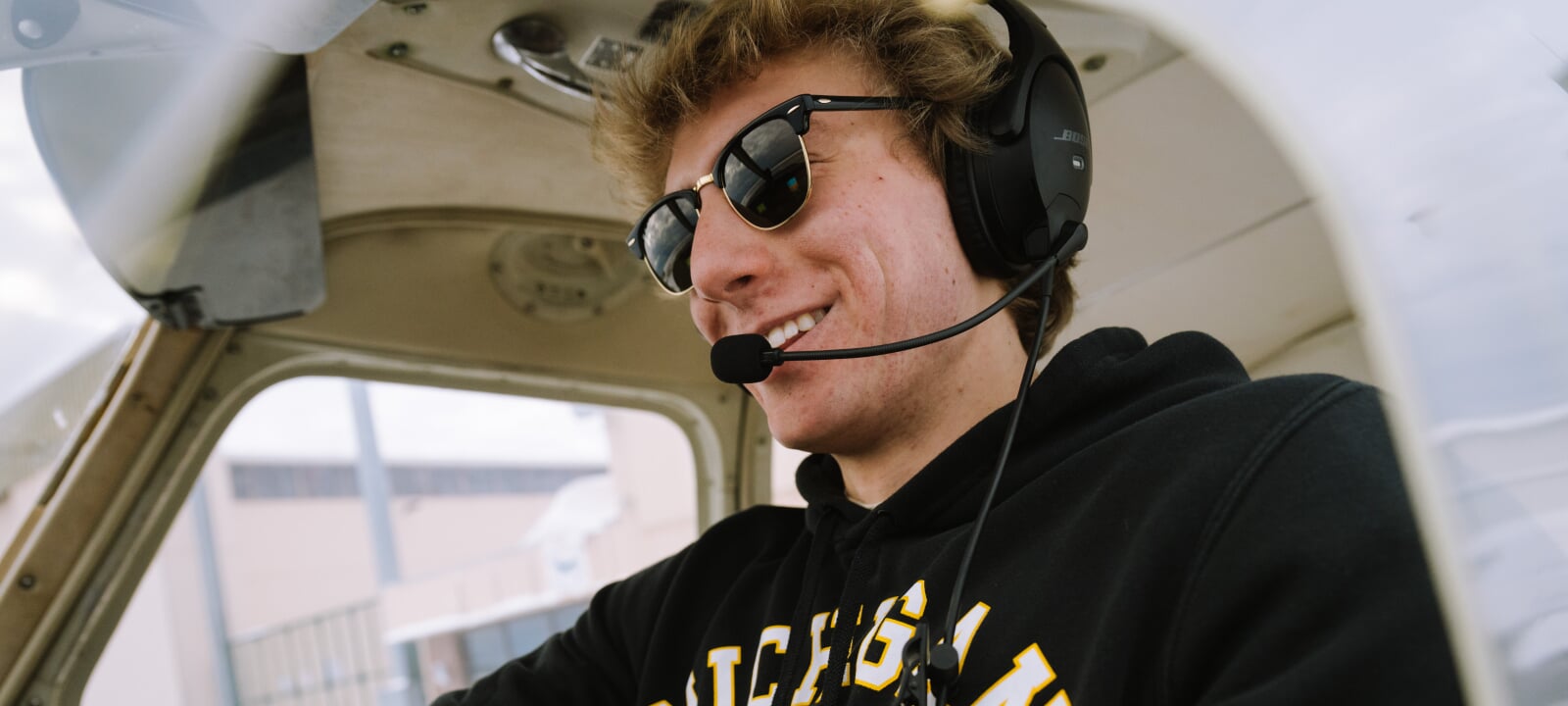 MTU Engineering Senior Pilots His Way to Success | Stories from Husky ...